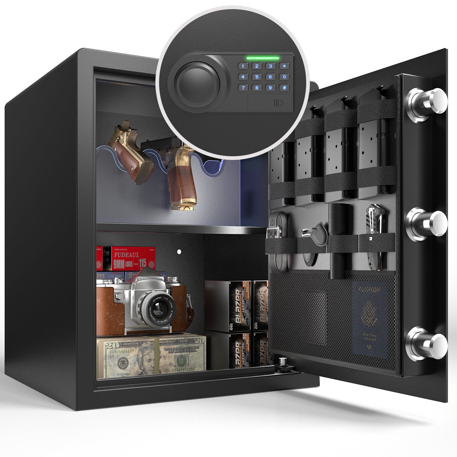 Grimtron Electronic Safe Box (1.72 cu. ft.)